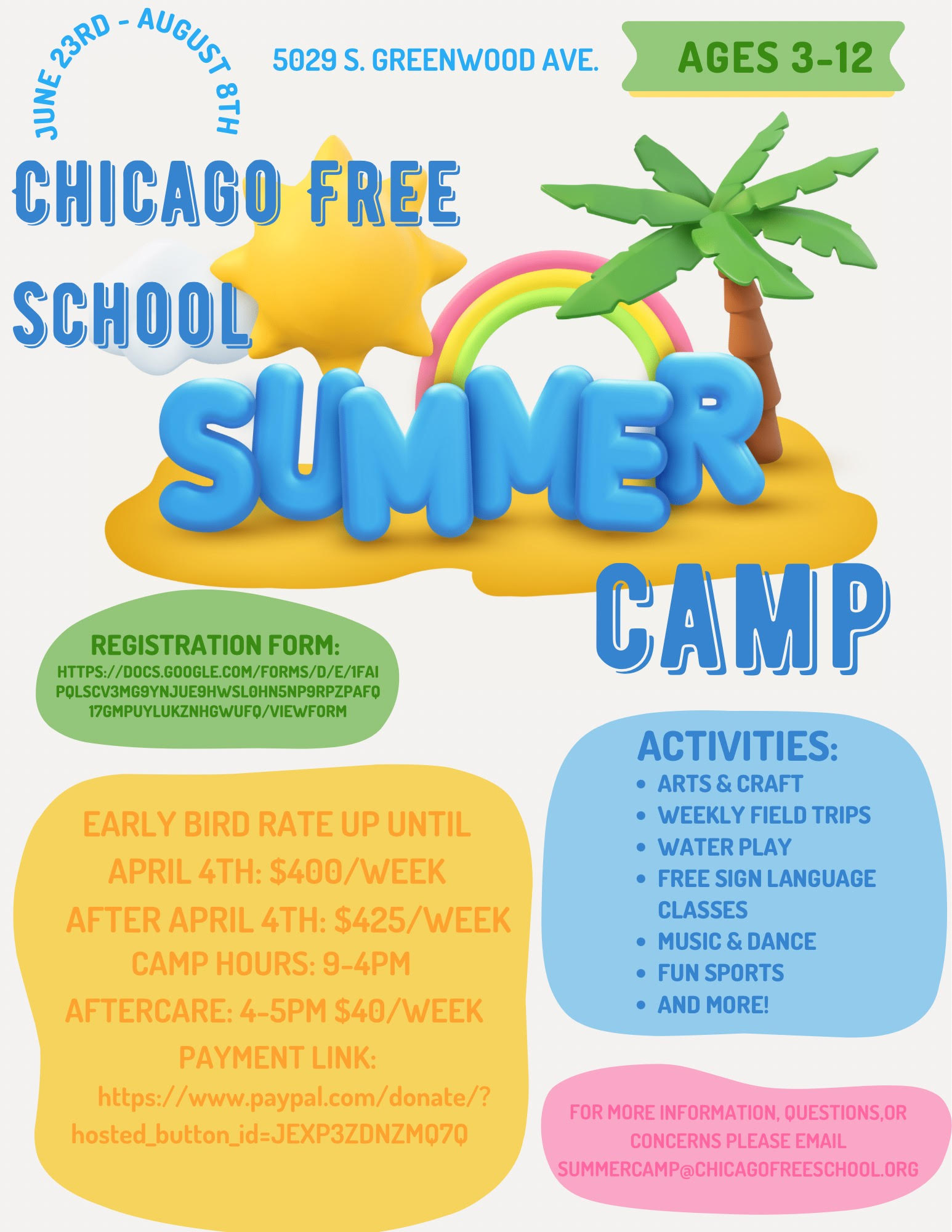 Summer Camp – Chicago Free School